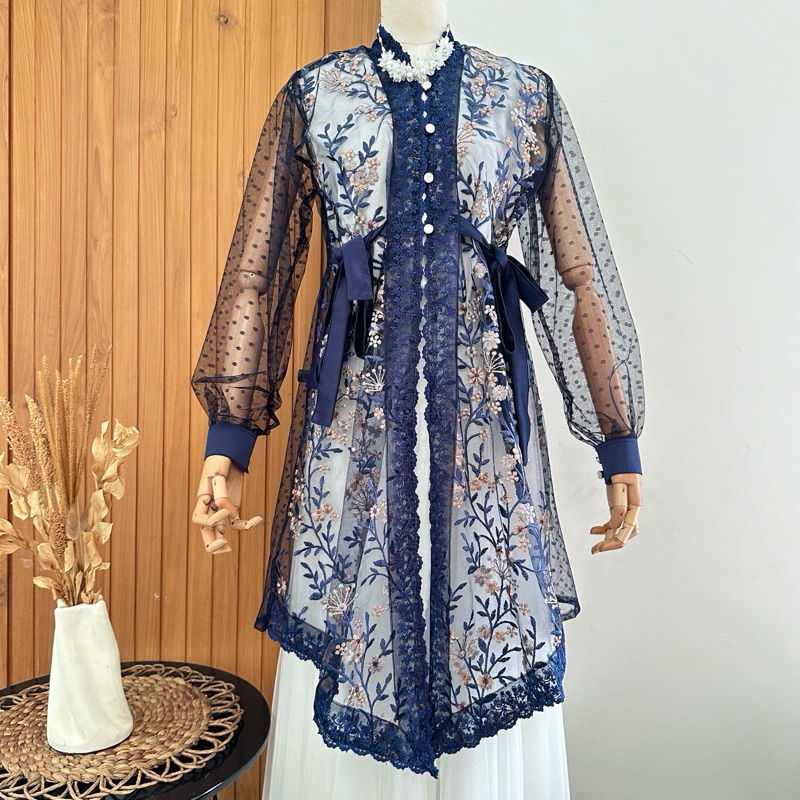 Seraya Outer Raya Series by Calisha Outfit Eid Dress Floral Dress Gamis ...