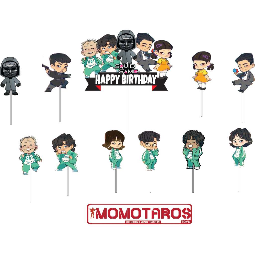 New Squid Game cake Topper | Shopee Malaysia