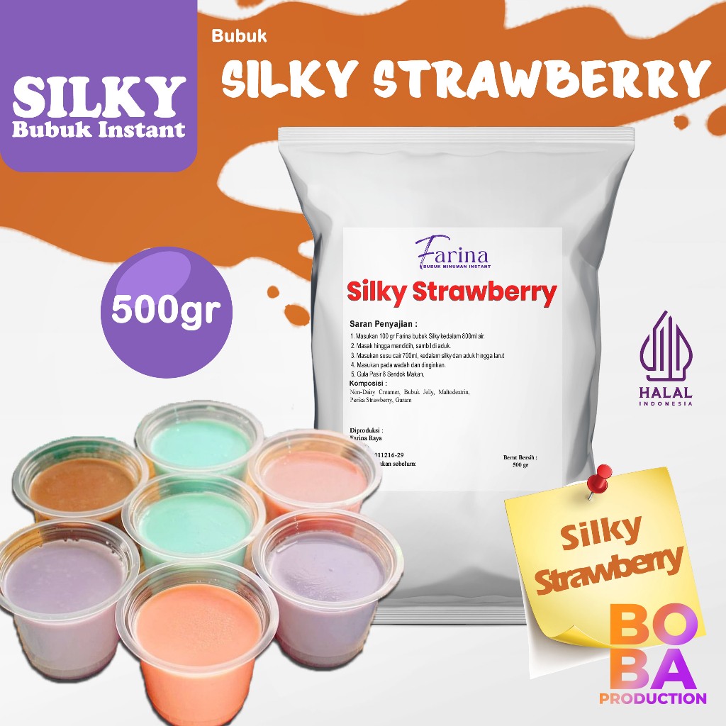 Silky pudding Strawberry 500gr - Suction pudding silky pudding jelly ...