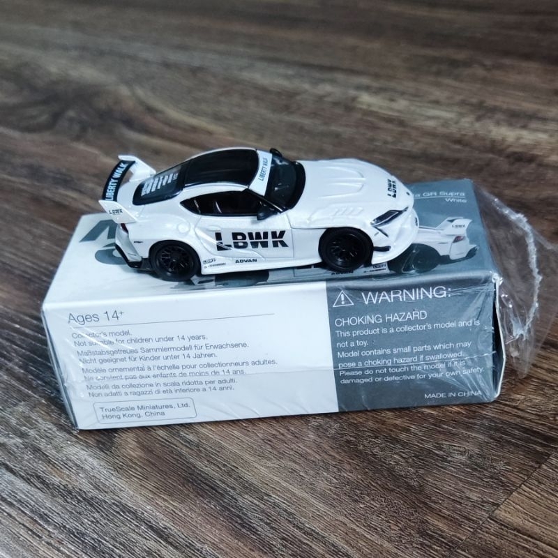 Mini GT 235 LBWK Toyota GR Supra White UNSEALED | Shopee Malaysia