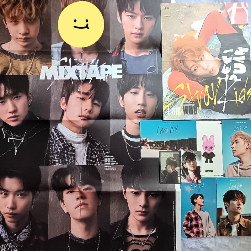 [Photocards] Official Poster PC Postcard Stray Kids Bangchan Lee Know Changbin Felix Mixtape IMN ...