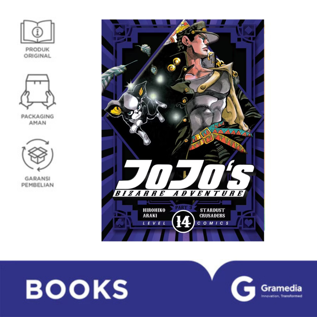 Gramedia Yogya - Comic Level: Jojo's Bizarre Adventure 14 Part 3 ...