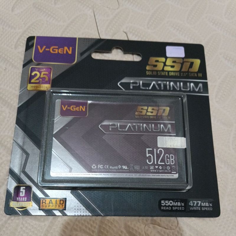Ssd V-GEN SOLID STATE DRIVE 256GB 512GB 1TB SATA 3 SSD SATA III | Shopee Malaysia