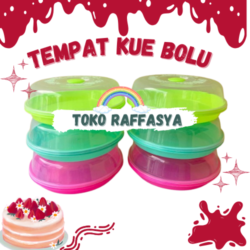 [6 Pcs] Plastic Jeju Yoyo Star Round Sponge Cake Holder | Bpa Free ...