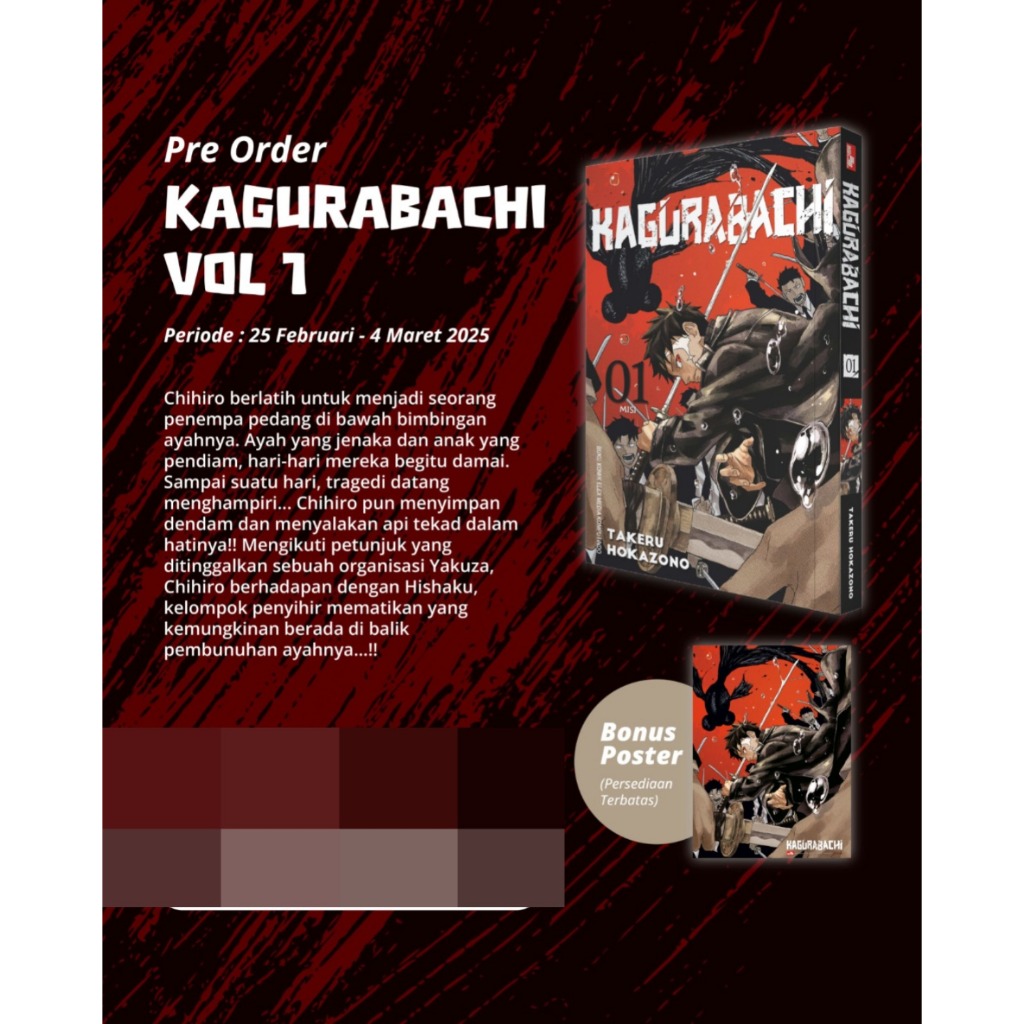 Kagurabachi Comic 1 by Takaru Hokazono | Shopee Malaysia
