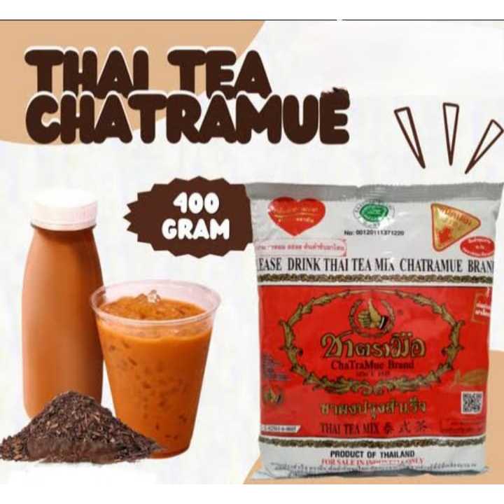 Chatramue brand thai tea original 400 gr original thai tea leaf powder ...