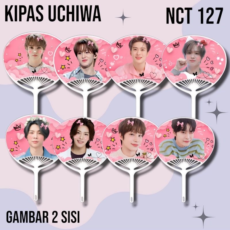 Uchiwa NCT 127 fan - Kipop fan - Korean fan - Hanging fan - Taeyong ...