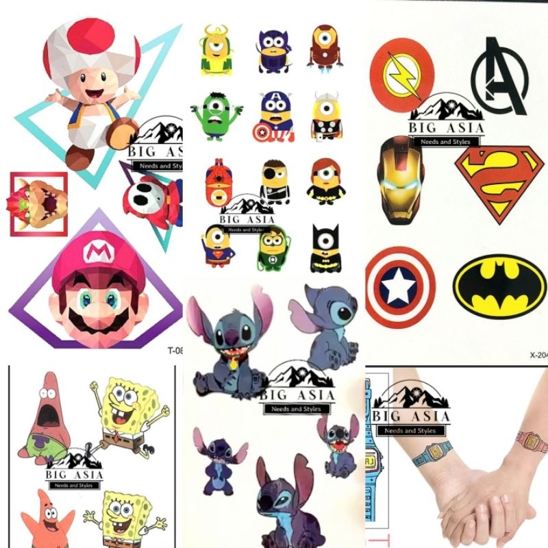 Kids tattoo stickers tattoo stickers for boys boys kids boys non ...