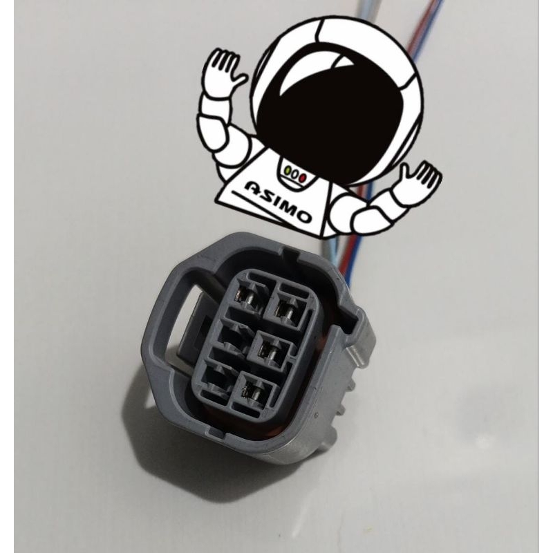 TOMBOL 6 pin Socket Original Universal Truck & Bus Toyota Dyna Rhino ...