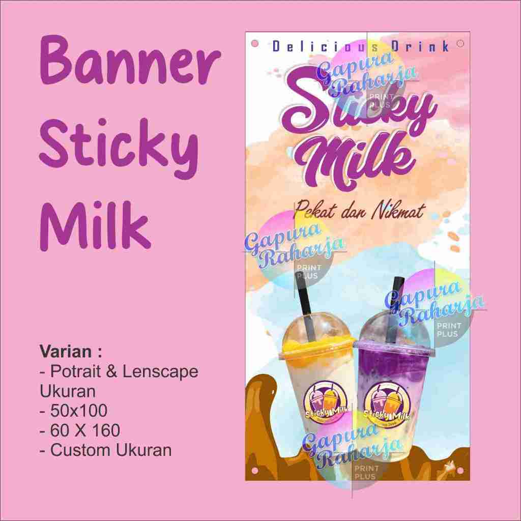 Sticky Milk Drink Banner | Shopee Malaysia