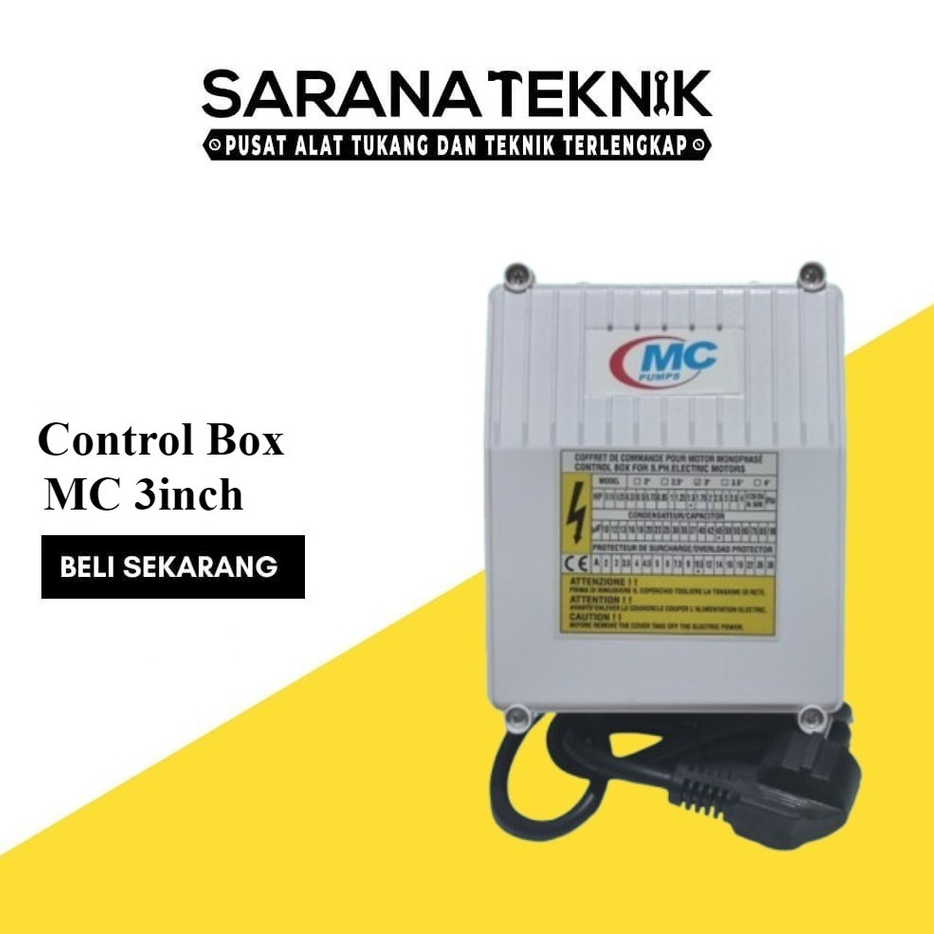 MESIN [SARANA ENGINEERING] Control Box SATELLITE PUMP 0.5HP / Control ...