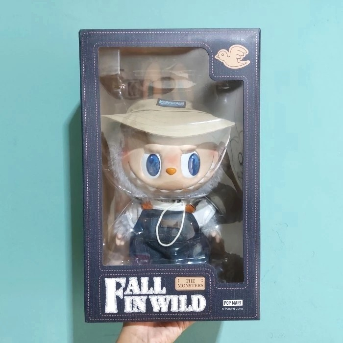 Labubu Fall In Wild vinyl plush doll 40cm Pop Mart original The ...