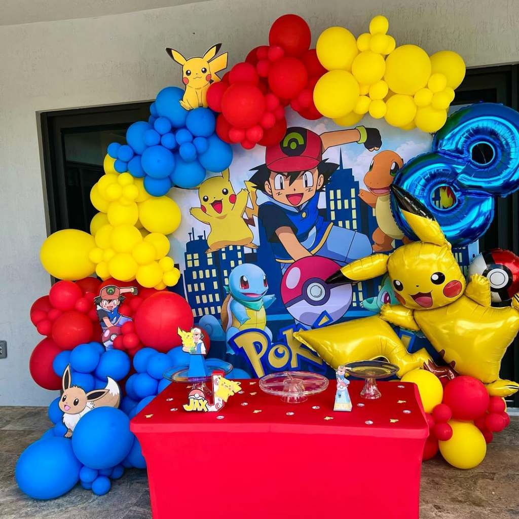 Pokemon Arch Garland Jumbo Number Pikachu Balloon Package | Shopee Malaysia