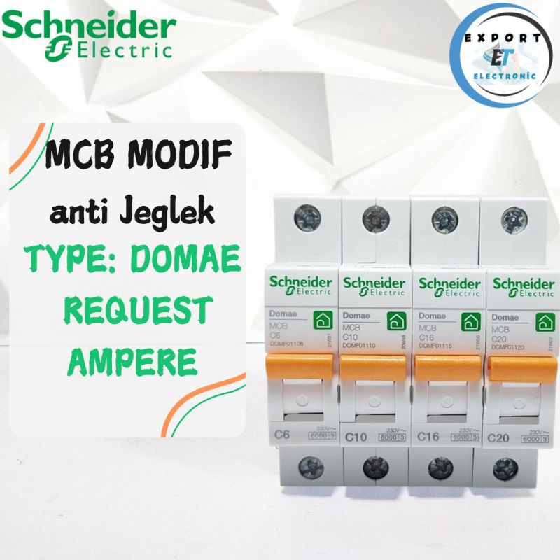 New Schneider Domae 1Phase Modified MCB Type | Shopee Malaysia