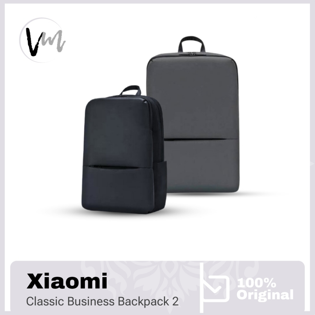 Xiaomi Classic Bag Business Backpack 2 - Mi Laptop Backpack | Shopee ...