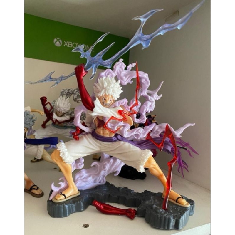 Luffy One Piece gear 5 Action figure with box | Shopee Malaysia