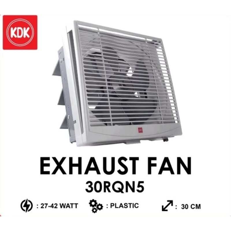 Kdk Wall Exhaust Fan 12 inch (30cm) 30RQN5 / KDK 12 inch Wall Hexos Fan ...