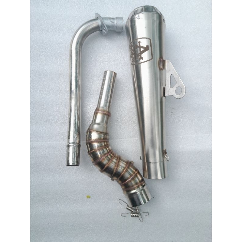 Arow Pipe canister contour open specs exhaust Pipe for Wave 125 Xrm 110 ...