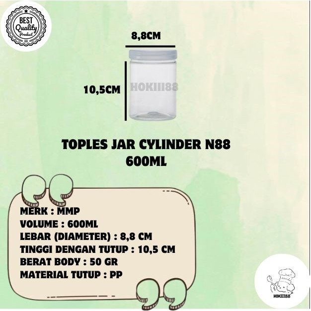 600ml plastic jar / 600gr / 600ml thick cylinder jar / thick jar ...