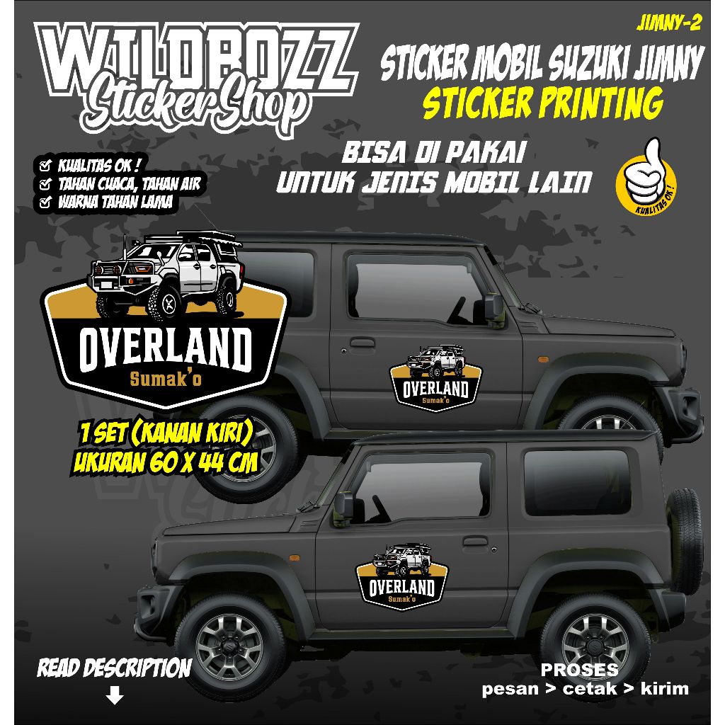 Door stickers can be used for all types of cool offroad theme cars ...