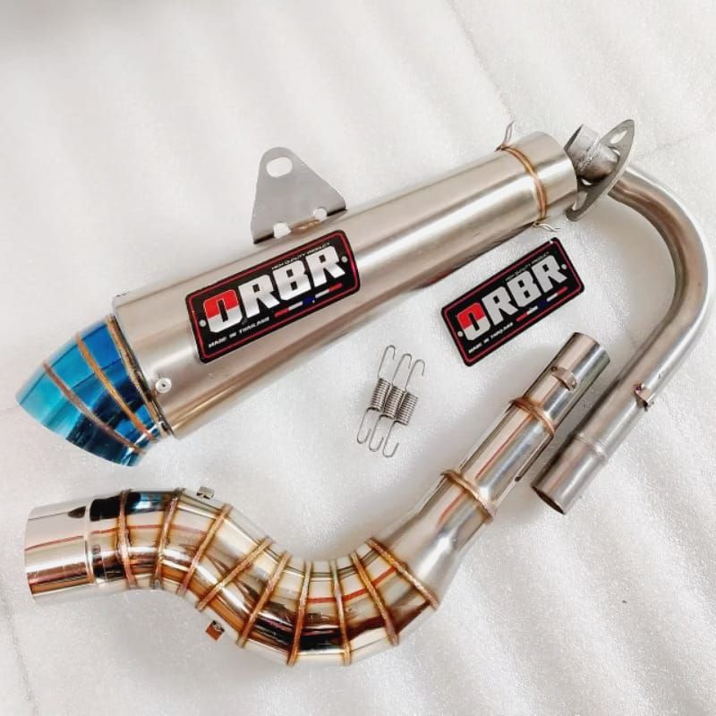 Orbr Exhaust Muffler for Xrm 100 Wave 125 Xrm 125 Fury 125 RS 125 Smash ...