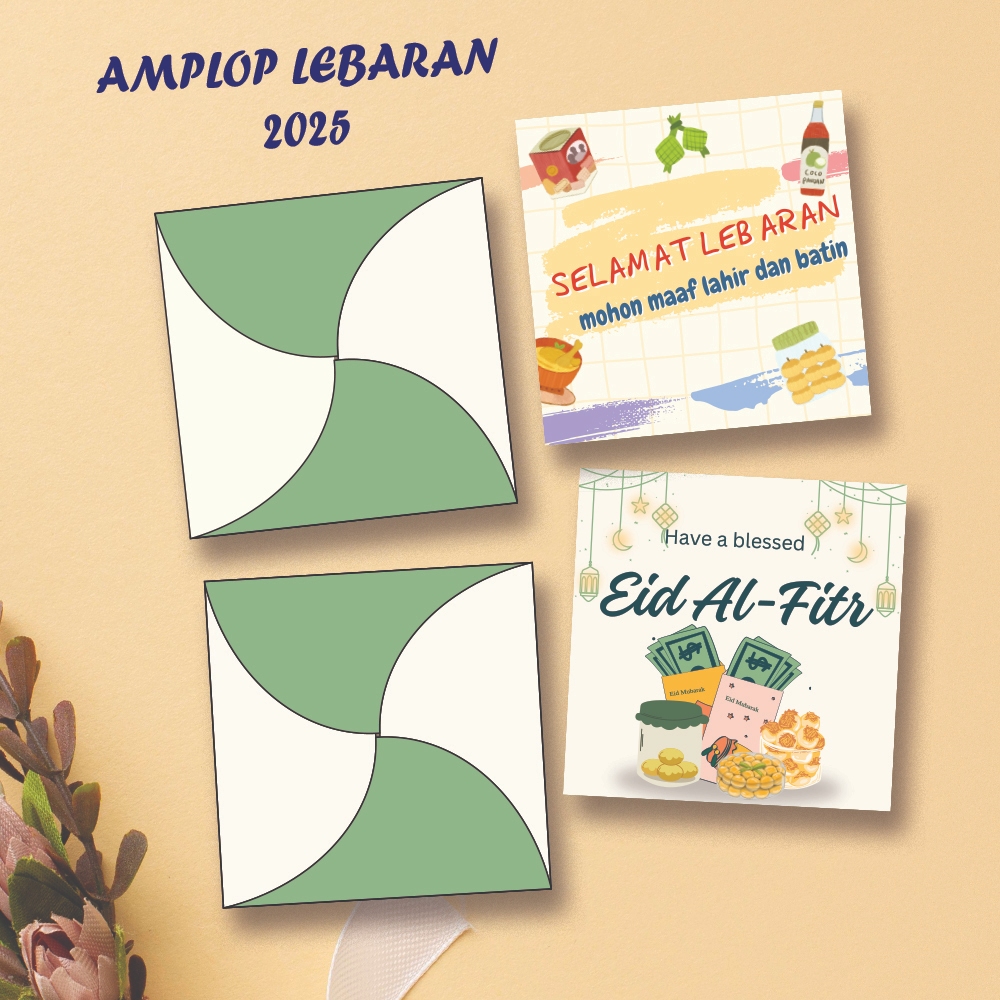 Unique eid envelope aesthetic eid mubarak fan propeller eid al-fitr ...