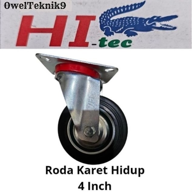 Owelteknik9 - 4" HITEC Life Rubber Wheels/4 inch Living Trolley Wheels ...