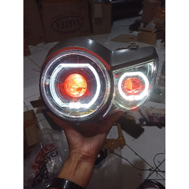 Biled HEADLIGHT REFLECTOR ALA TIGER REVO TIGER PECE FULL SET BATOK ...