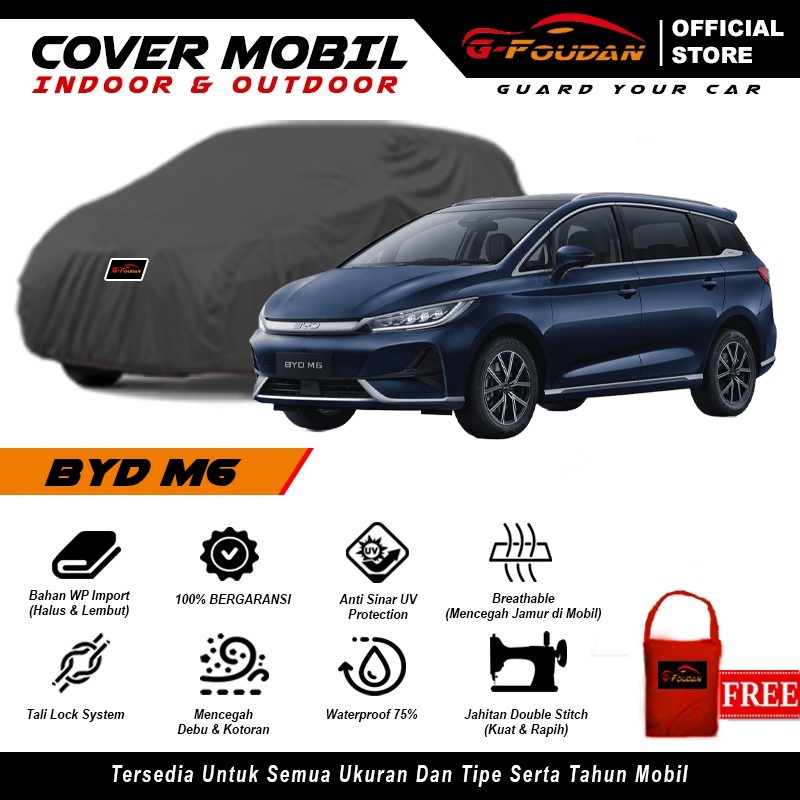Byd M6 Car Body Cover / BYD M6 Car Cover / BYD M6 Indoor & Outdoor Car ...