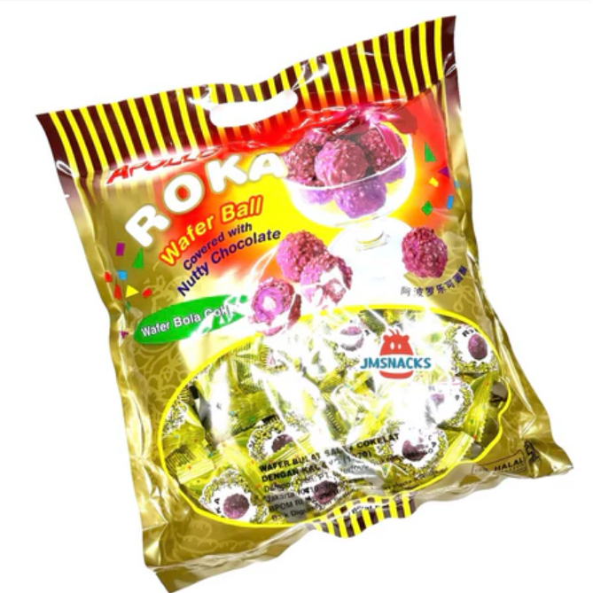 Apollo Roka Waffer Ball (50s) 1 Carton contains 16 packs/ Wholesale Old ...