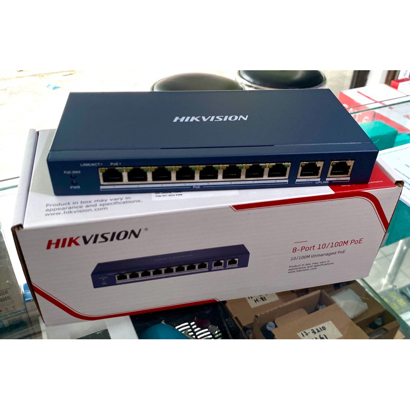 Hikvision POE HUB Switch 8 PORT DS-3E0310P-E/M Ethernet Switch | Shopee ...