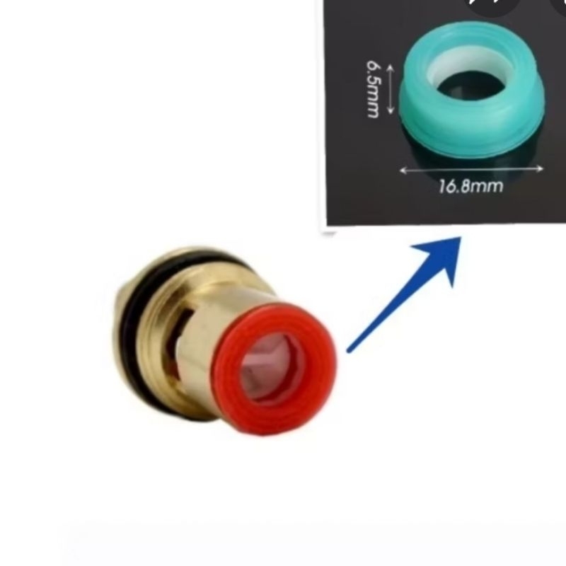 Rubber under the heart Brass faucet / heart spare parts ceramic water ...