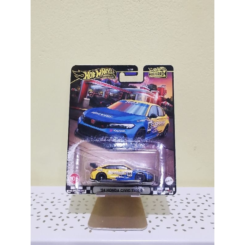 Hot Wheels Premium Boulevard (105)'24 Honda Civic Type R Spoon (2024 ...
