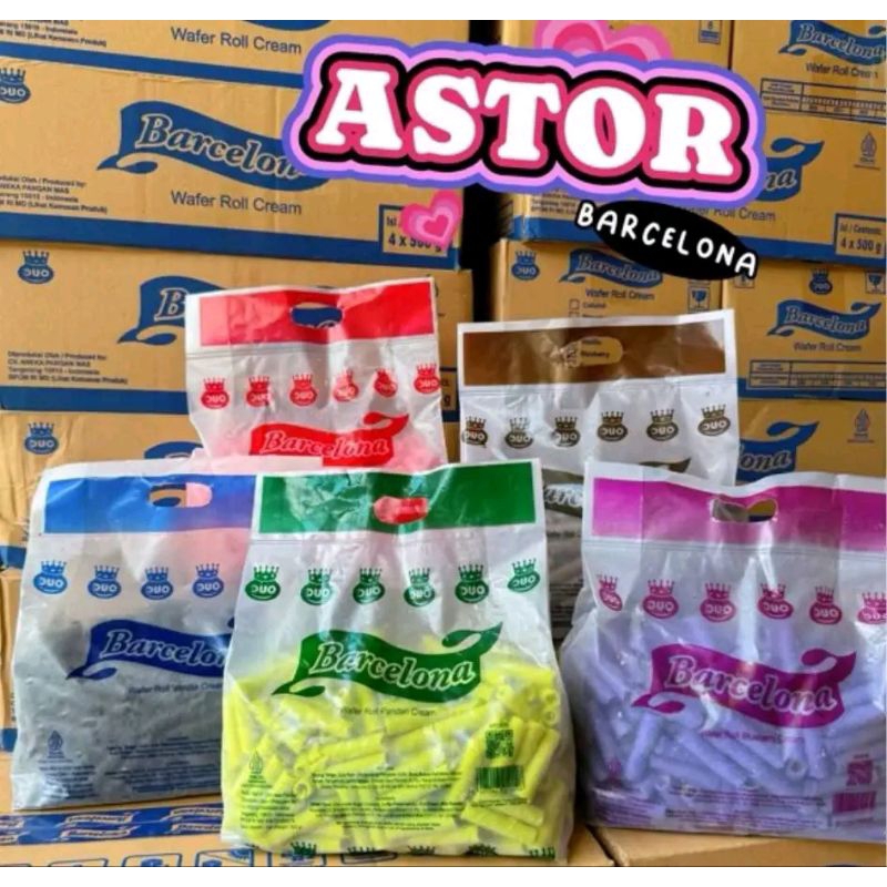 Astor barcelona bag various flavors 500g bag / astor barcelona | Shopee ...