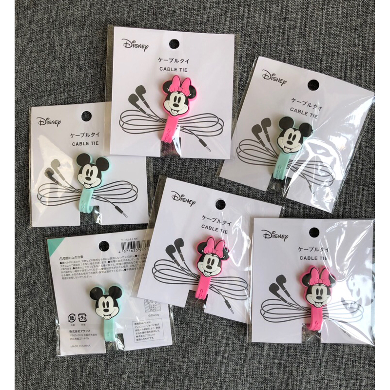 Disney edition mickey and minnie mouse cable tie cable original ...