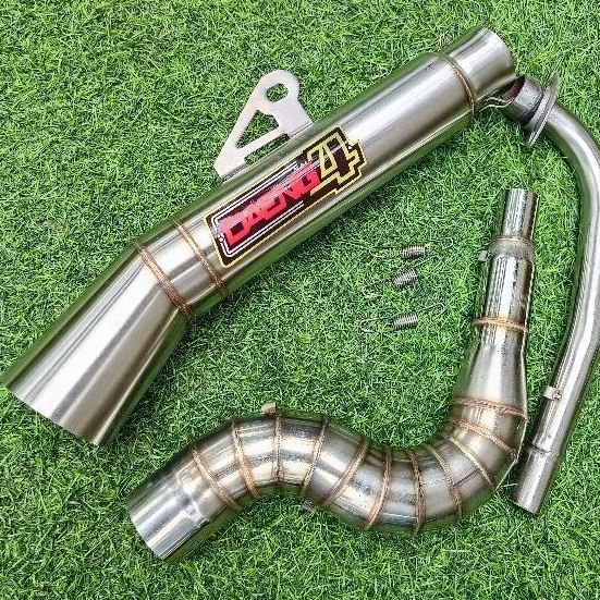 Daeng sai4 Pipe canister conical open specs exhaust Pipe for Wave 125 ...