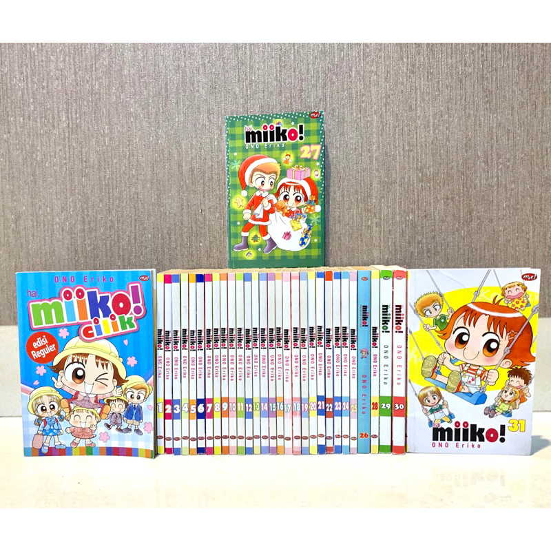 Manga Comic Set miiko Hi, miiko 1,2,3,4,5,6,7,8,9,10,11,12,13,14,15,16 ...