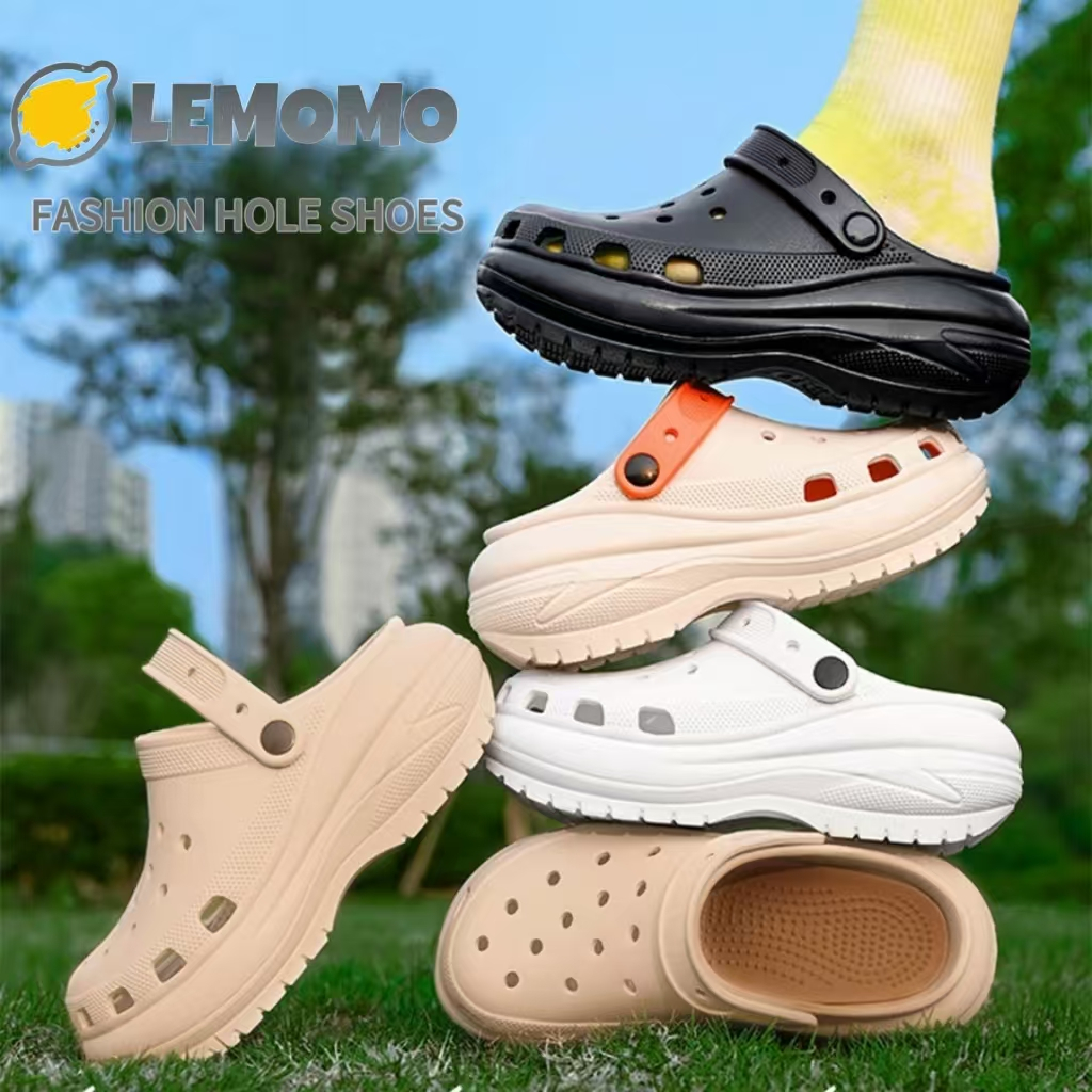PUTIH HITAM Crocss Classic Crocs Sandals Wantia CROXX Crocs Crush Clog ...