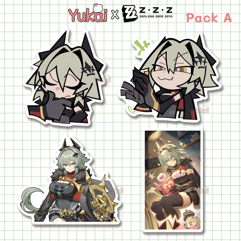 Premium Zenless Zone Zero (ZZZ) Caesar Stickers - Waterproof Anime ...