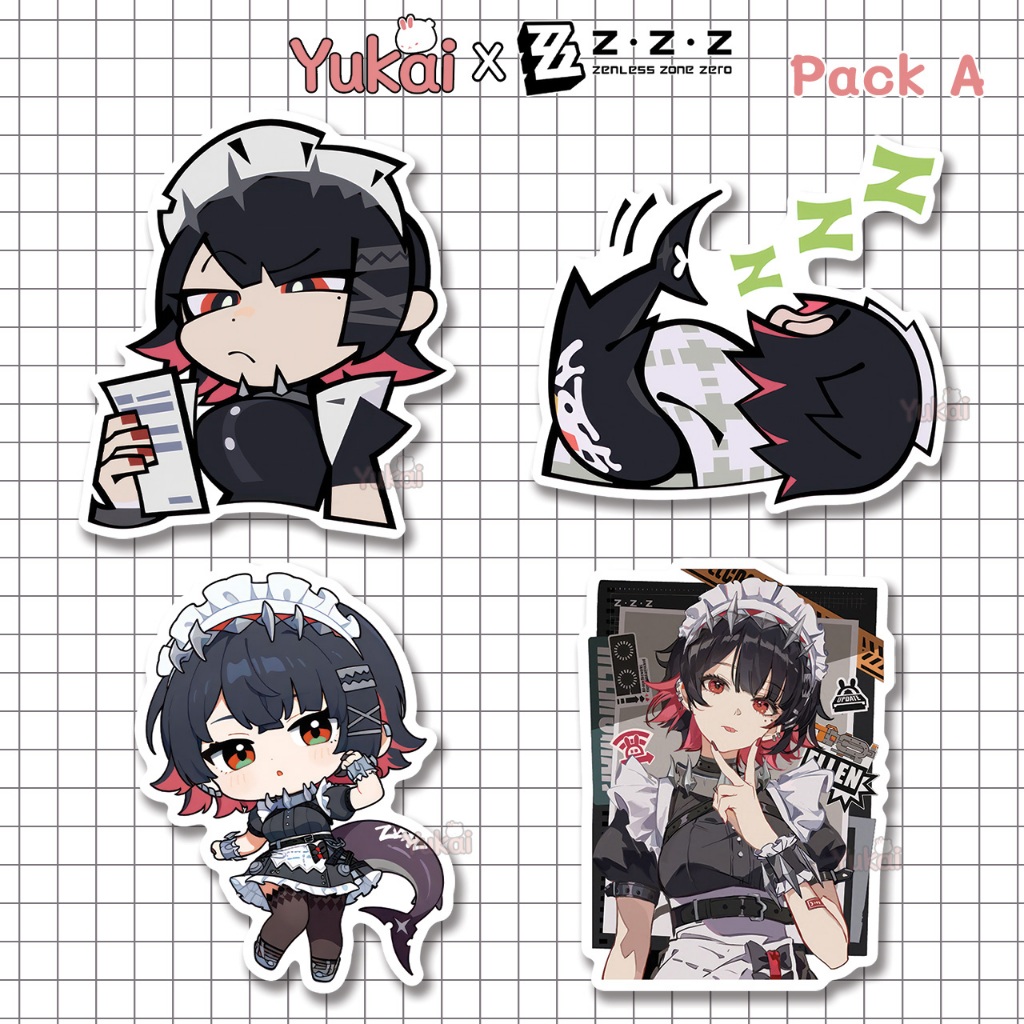 Ellen Joe Zenless Zone Zero (ZZ) Premium Sticker - Waterproof Anime ...