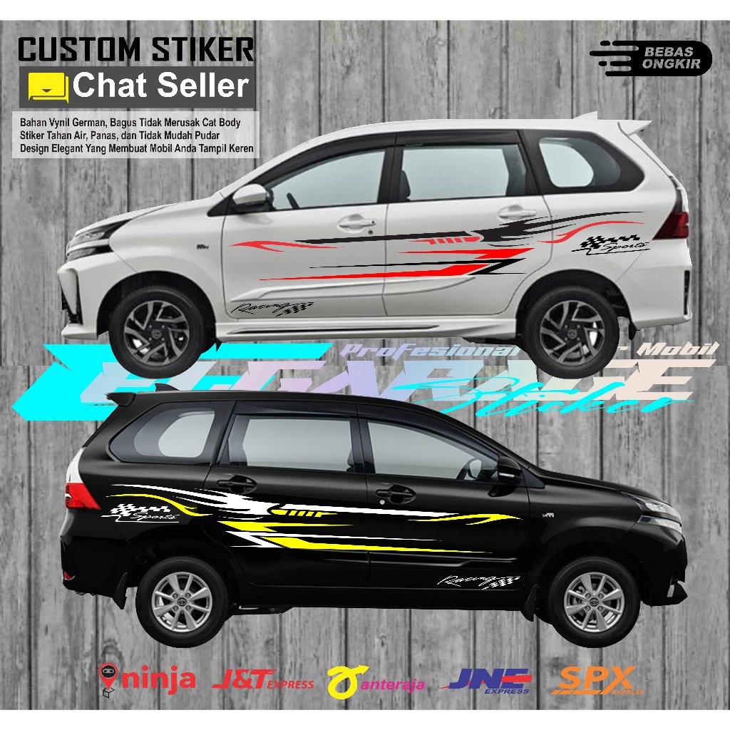 Avanza car sticker list toyota avanza car sticker avanza sports new car ...