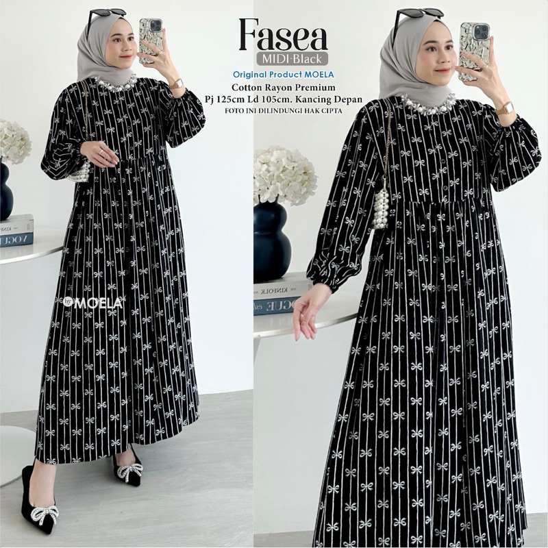 Midi DRESS GAMIS MOELA PHASEA ROSMA NIMIR FIRA FIETI NIUISS DALEMAN ...
