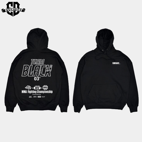 HITAM Everyday - Team Black MMA Fighting Championship JINX Black Fleece ...