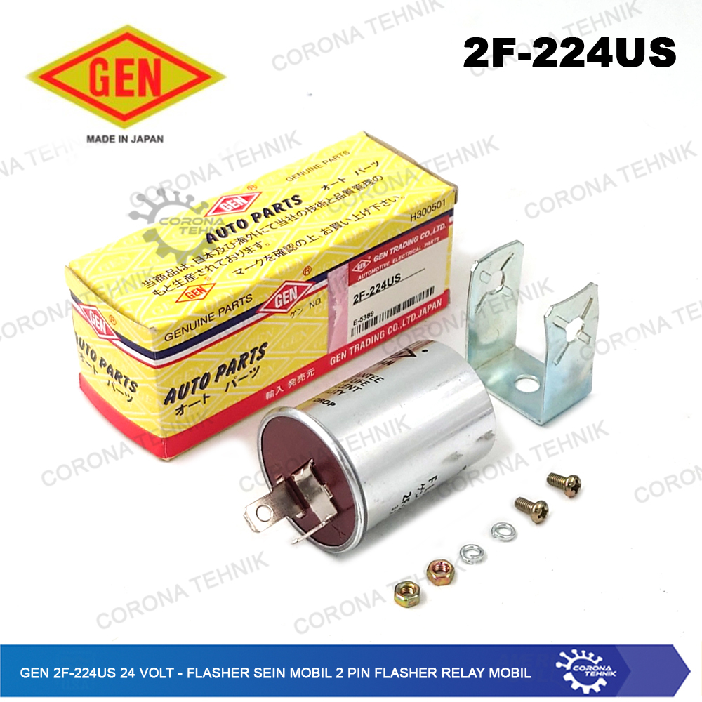 2 Pin Car Turn Signal Flasher Car Relay Flasher - Gen 2F-224US 24 Volt | Shopee Malaysia