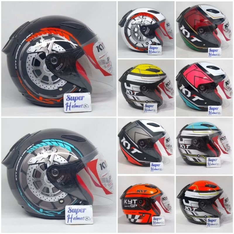 Half face KYT DJ MARU helmet with motif | Shopee Malaysia