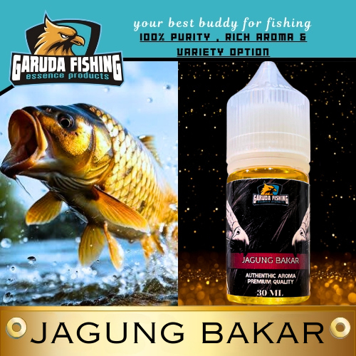 Essen Pure Baked Corn Garuda Oil Base Bait Carp Catfish Patin Mujair ...