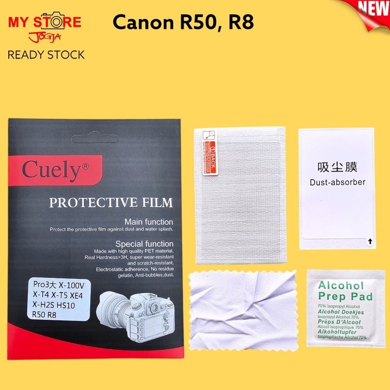 LAYAR Cuely tempered glass Canon R50 R8 lcd screen glass | Shopee Malaysia