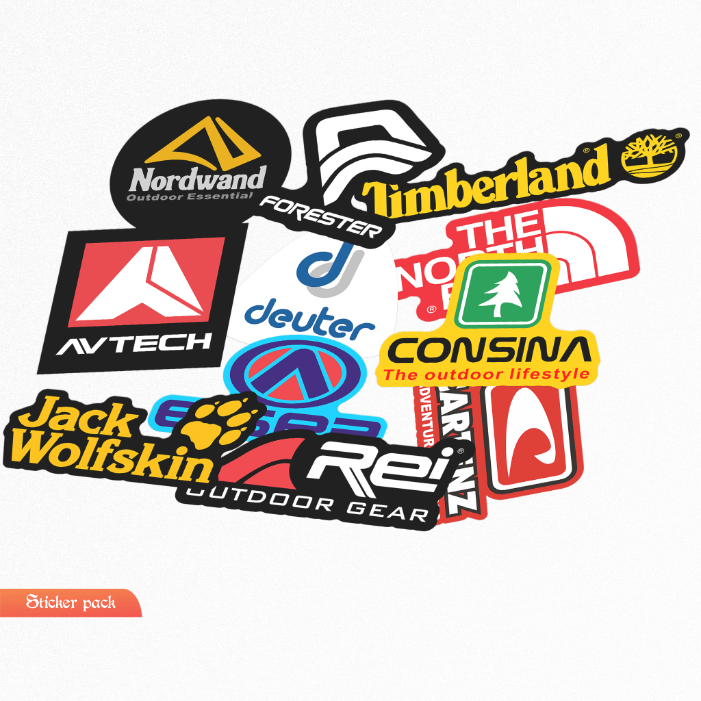 Outwear brand distro stickers / Sticker Pack | Shopee Malaysia