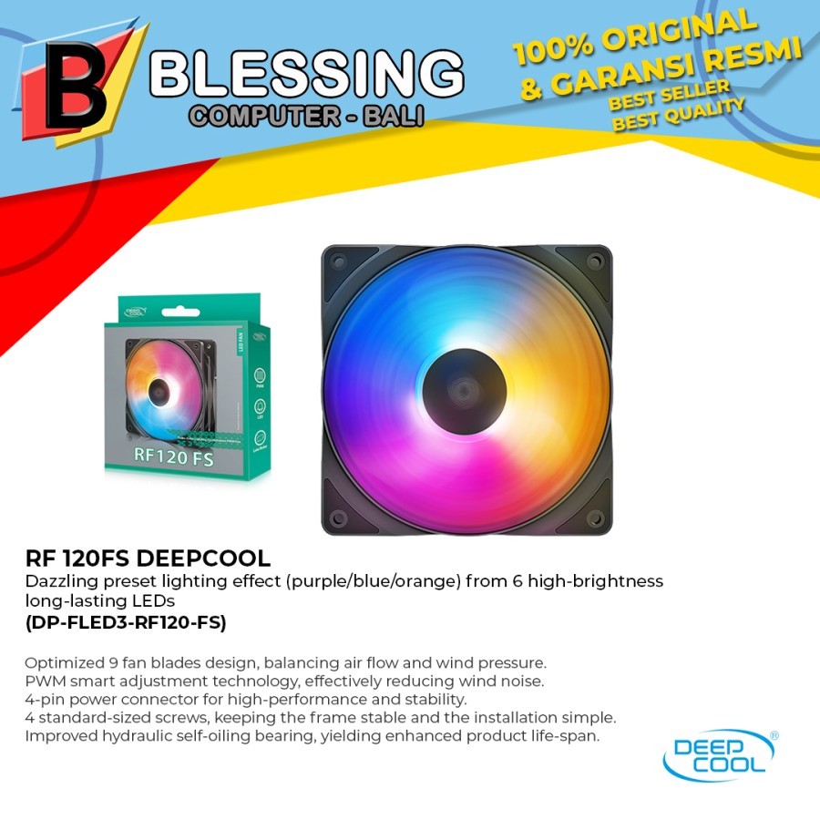 DEEPCOOL RF 120 FS FIXED RGB | Shopee Malaysia