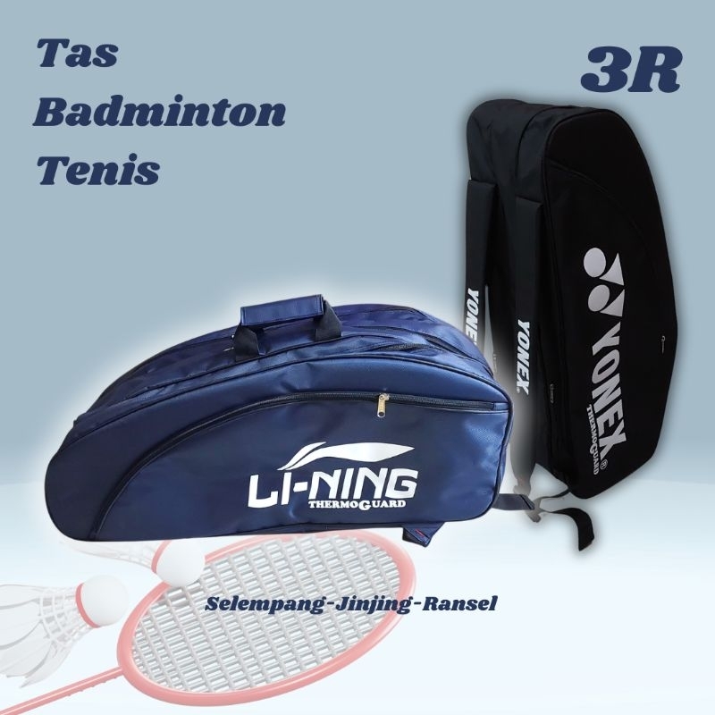 Thermoguard Tennis Badminton Racket Bag 3R Backpack | Shopee Malaysia